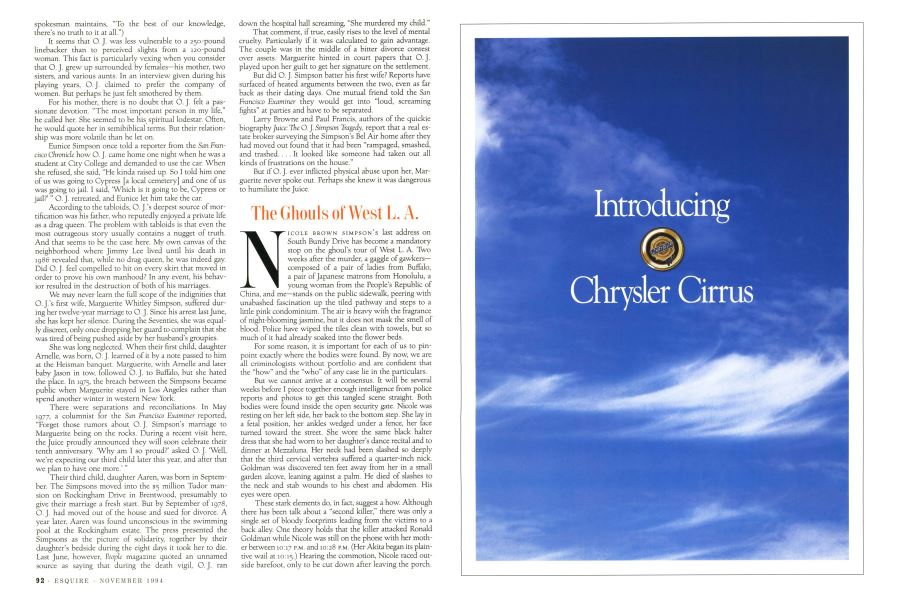 CHRYSLER | Esquire | NOVEMBER 1994