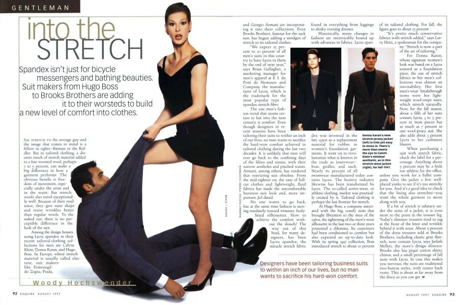 Into the Stretch | Esquire | AUGUST 1997