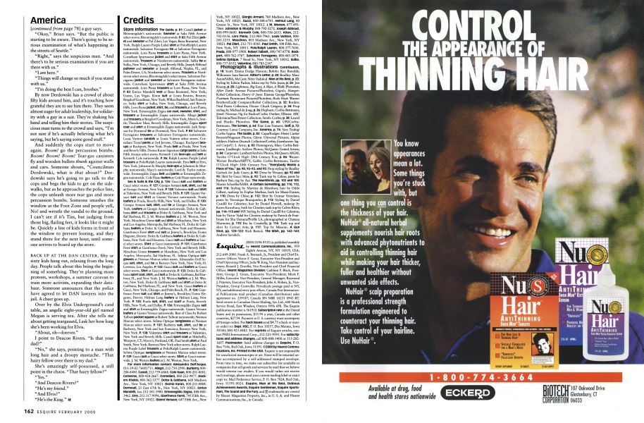 Credits | Esquire | FEBRUARY 2000
