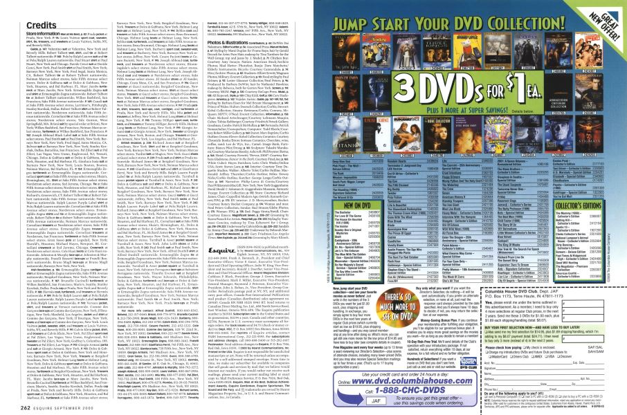 Columbia House Dvd Club | Esquire | SEPTEMBER 2000