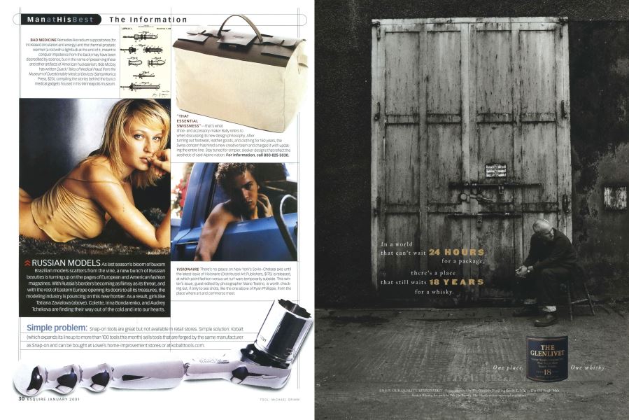 The Information | Esquire | JANUARY 2001