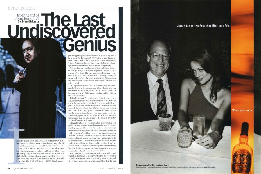 The Last Undiscovered Genius | Esquire | JANUARY 2001
