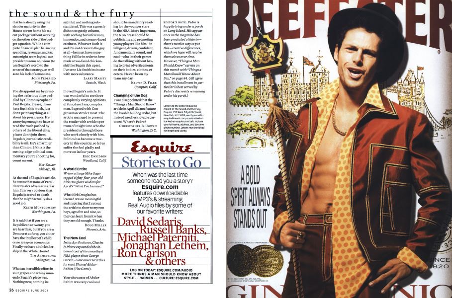 Advertisement: Esquire | Esquire | JUNE 2001