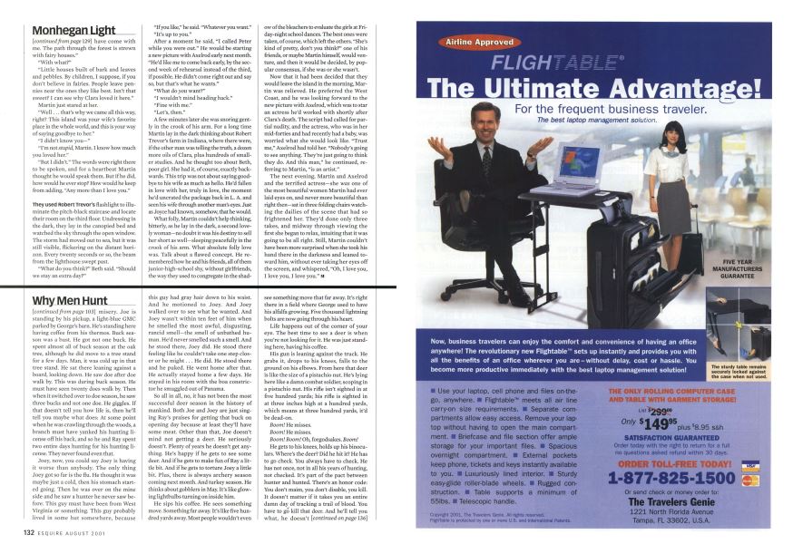 The Travelers Genie: FLIGHT TABLE | Esquire | AUGUST 2001