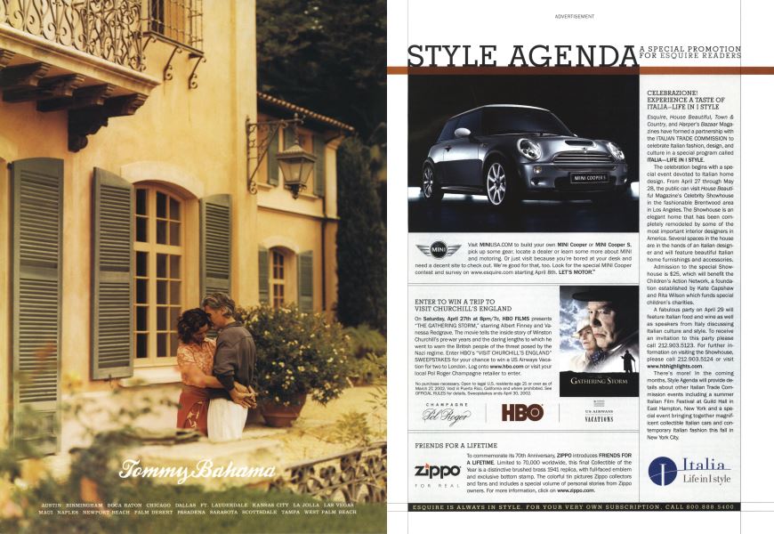 Advertisement | Esquire | MAY 2002