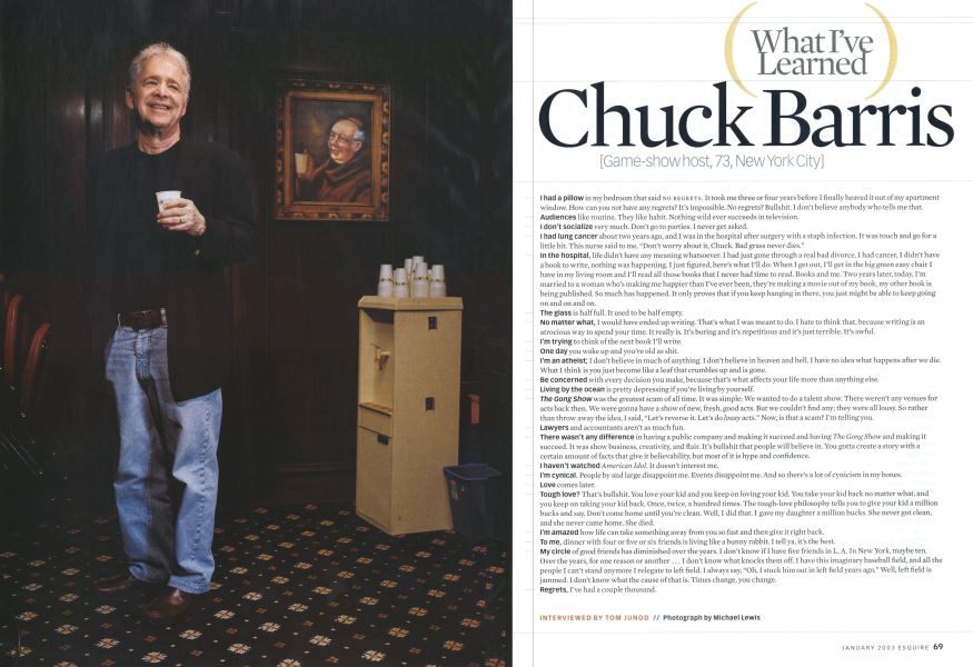 Chuck Barris | Esquire | JANUARY 2003