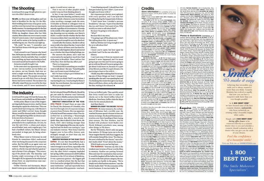 Advertisement | Esquire | JANUARY 2003