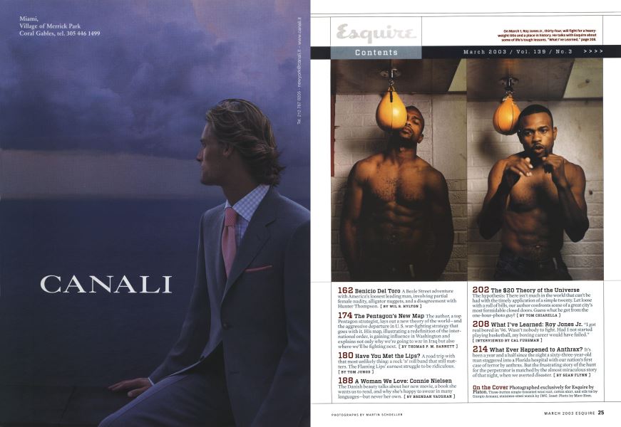 Contents | Esquire | MARCH 2003