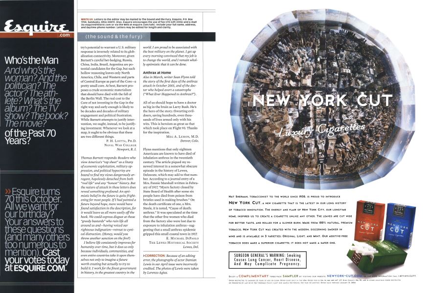 Advertisement: Esquire | Esquire | MAY 2003