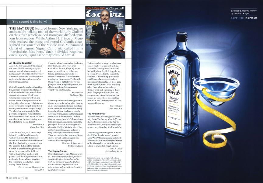 | Esquire | July 2003