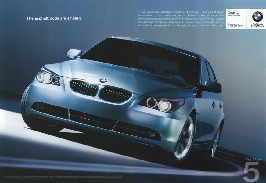 BMW of North America, Llc.: BMW 5 Series | Esquire | November 2003