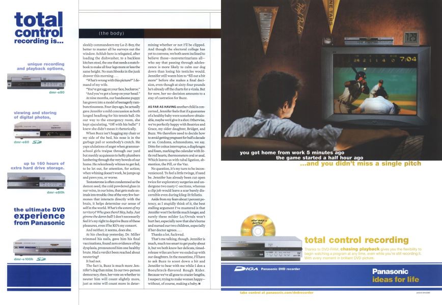 Panasonic | Esquire | December 2003