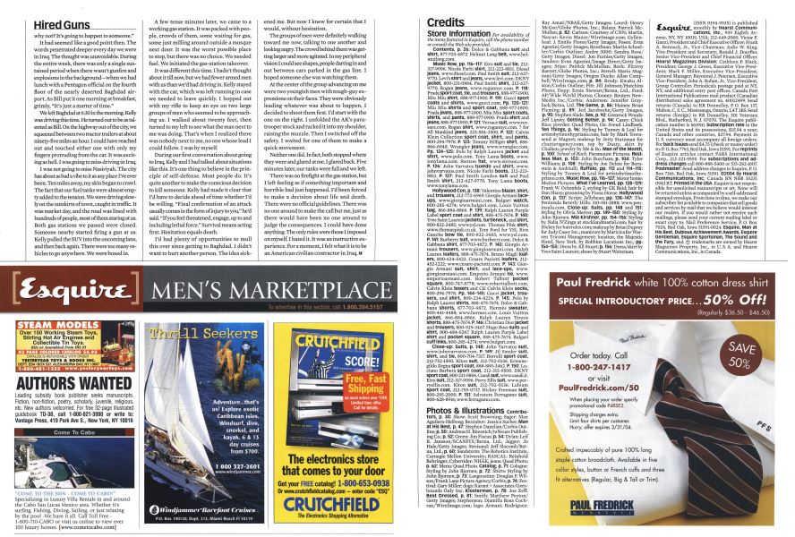 Credits | Esquire | March 2004