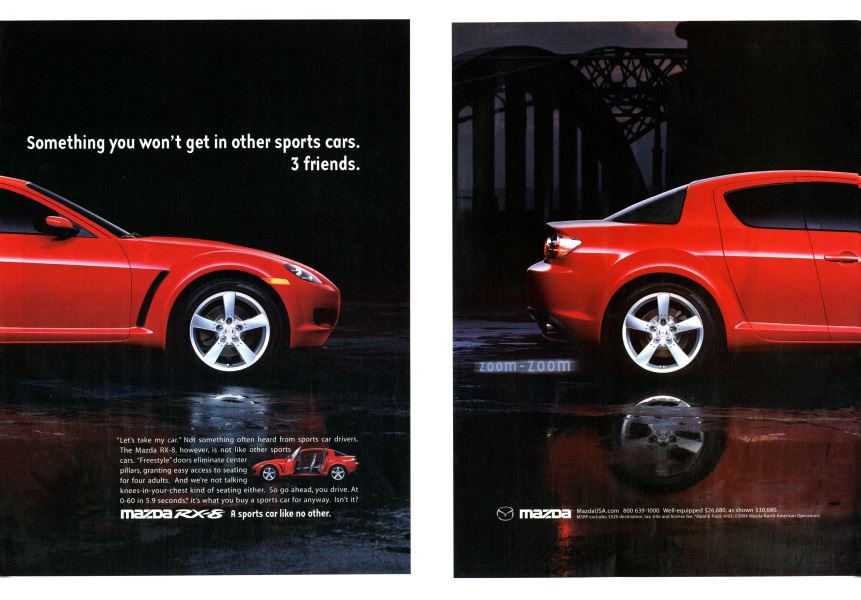 Mazda: Rx-8 | Esquire | September 2004