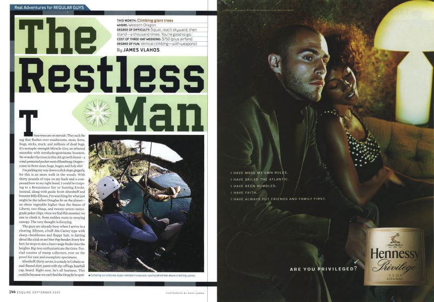 The Restless Man | Esquire | September 2004