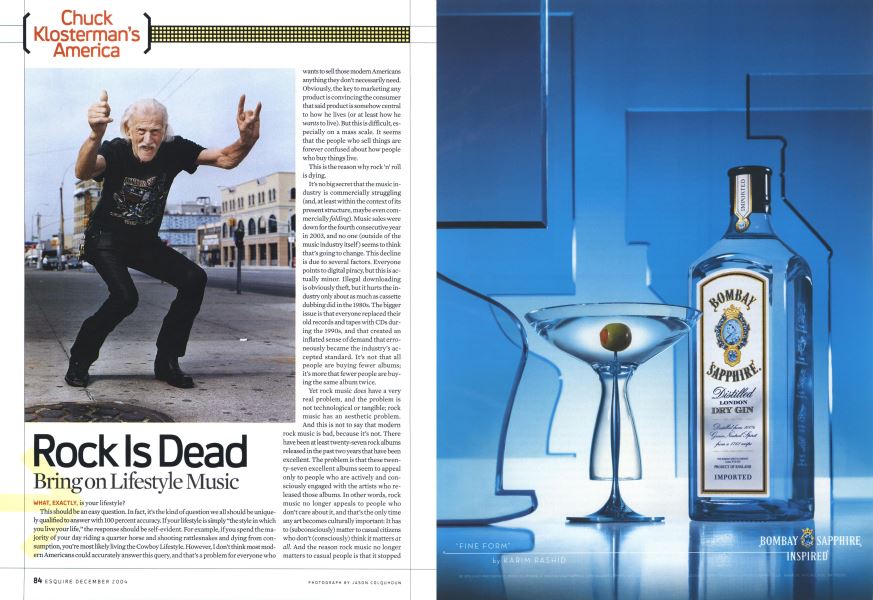 Rock Is Dead | Esquire | December 2004