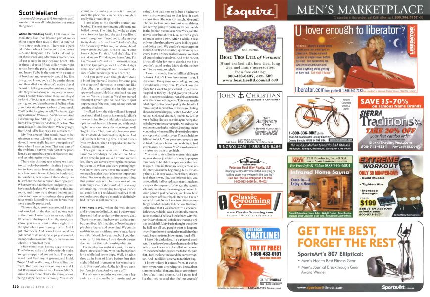 Esquire MEN'S MARKETPLACE | Esquire | April 2005