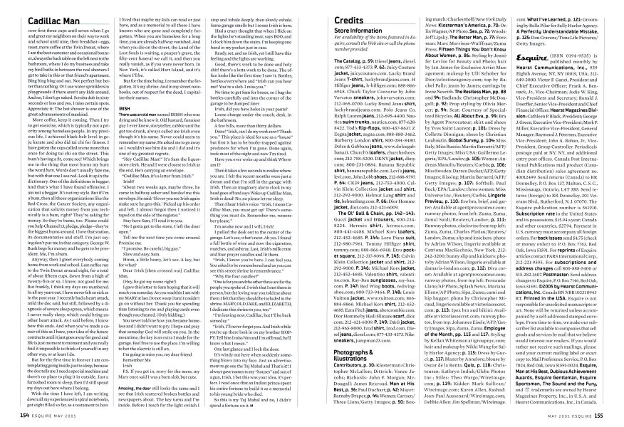 Credits | Esquire | May 2005