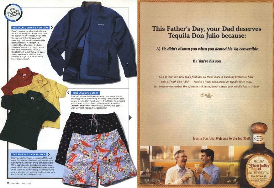 Advertisement: Tequila Don Julio | Esquire | June 2005