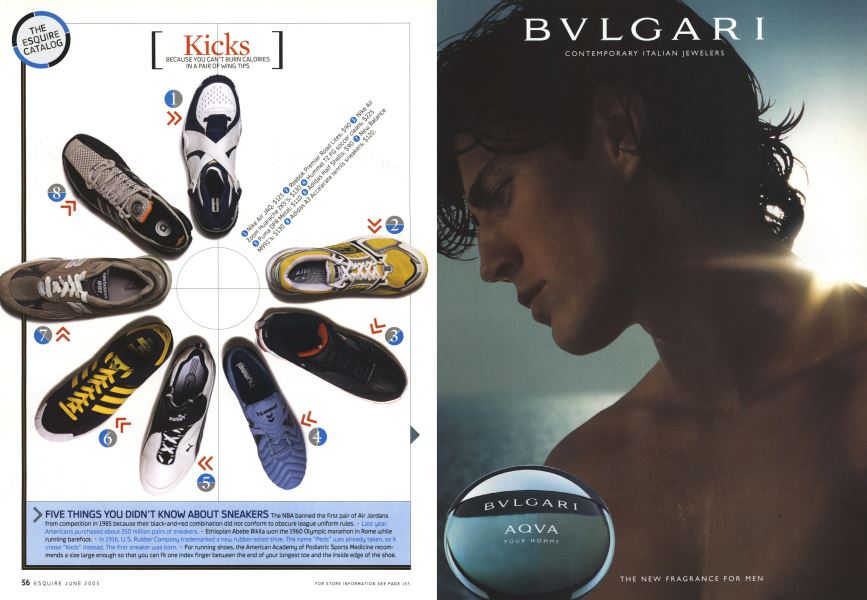 Kicks | Esquire | June 2005