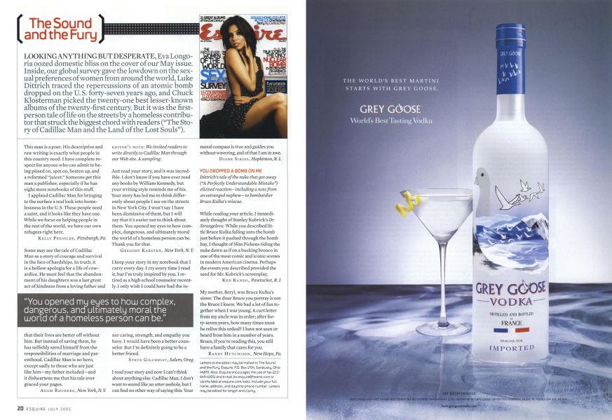 The Sound and the Fury | Esquire | July 2005