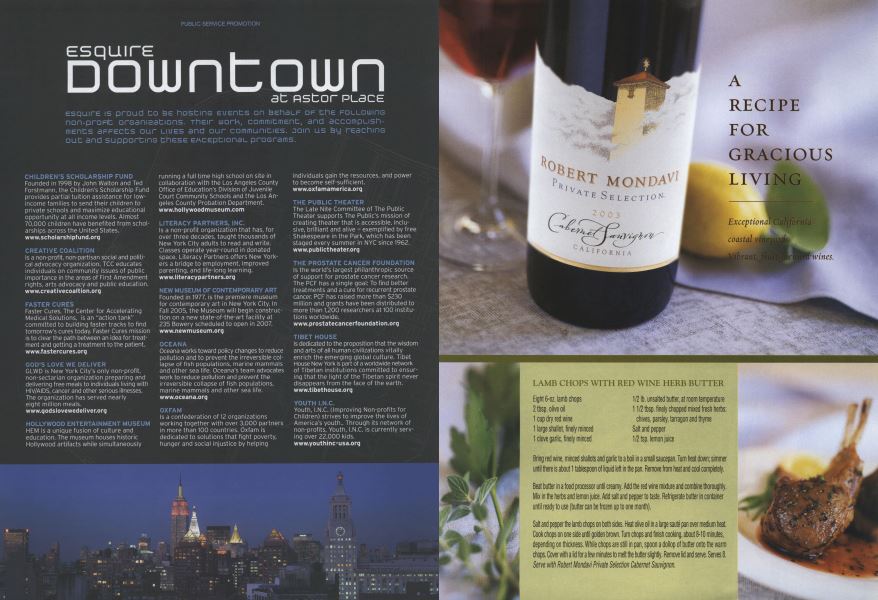 Advertisement: ESQUIRE | Esquire | NOVEMBER 2005