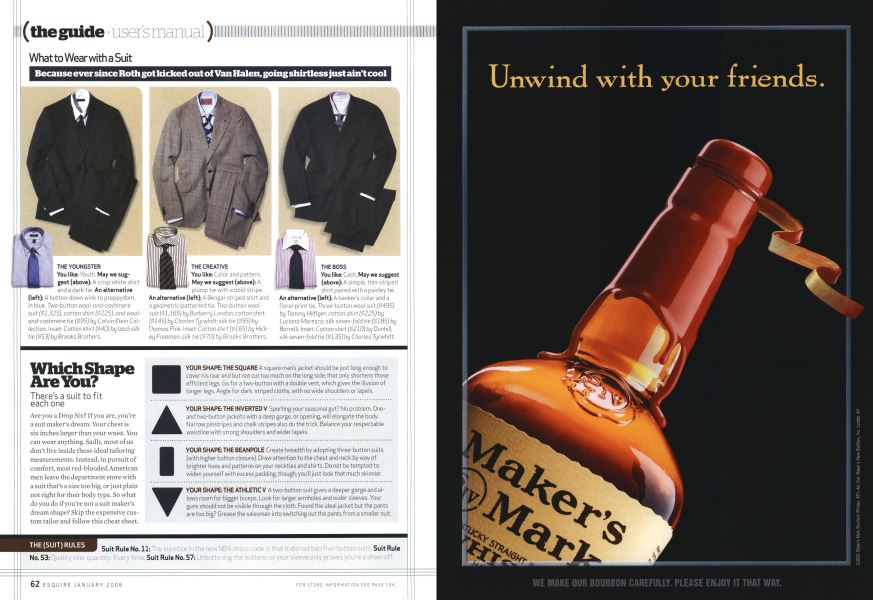 The suit Rules Esquire JANUARY 2006 the-suit-rules-esquire-january-2006