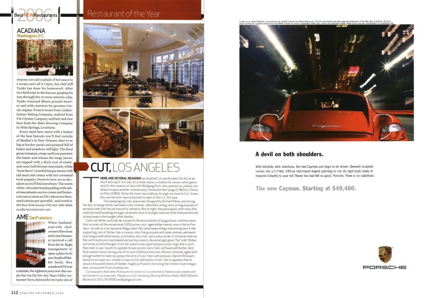 Porsche Cars North America, Inc. | Esquire | NOVEMBER 2006