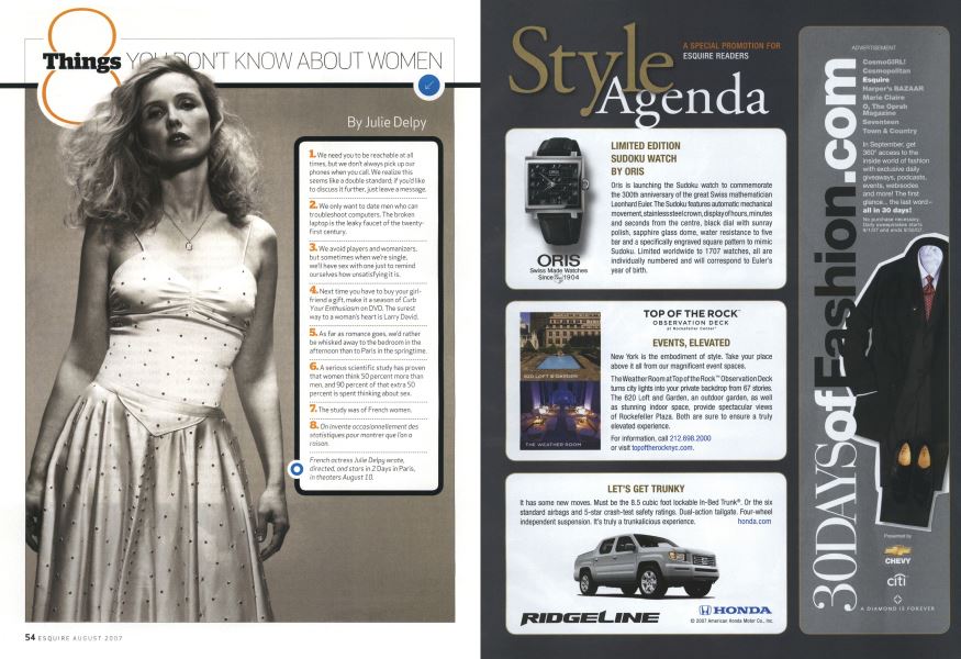 Top of the Rock | Esquire | AUGUST 2007