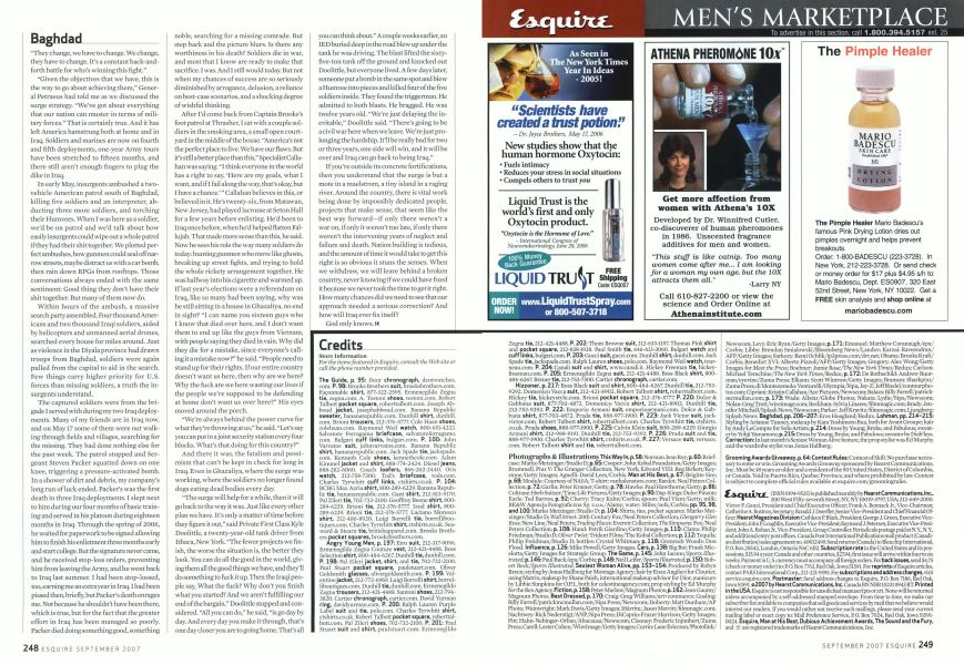 Credits | Esquire | SEPTEMBER 2007