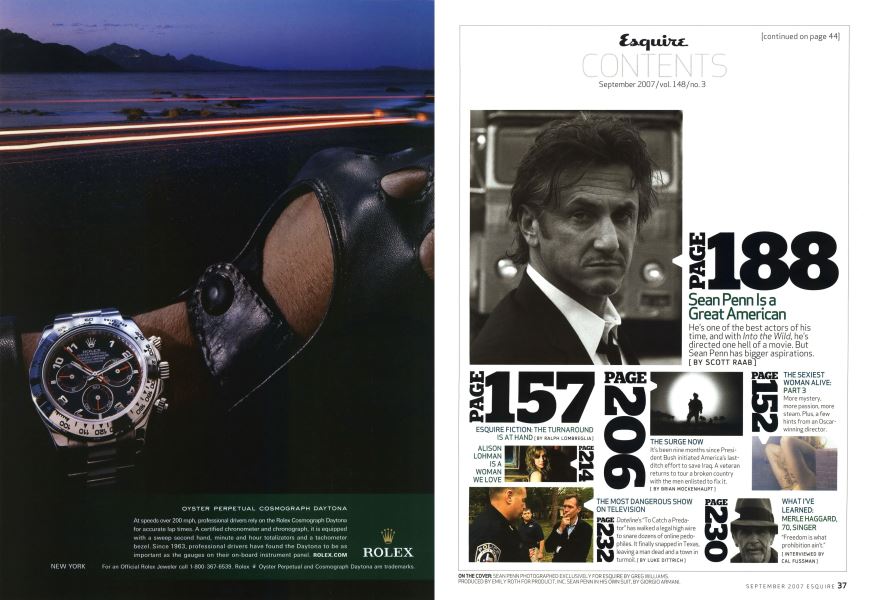 Contents | Esquire | SEPTEMBER 2007