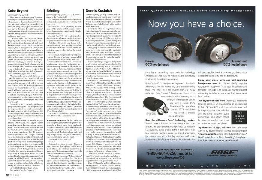 Advertisements | Esquire | NOVEMBER 2007