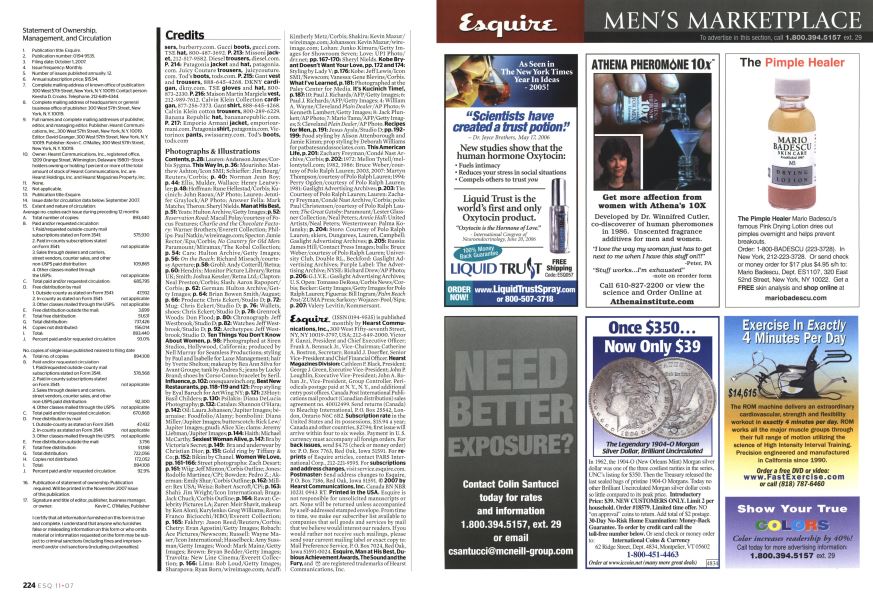 Advertisement | Esquire | NOVEMBER 2007