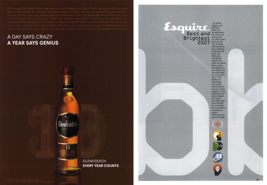Best and Brightest 2007 | Esquire | DECEMBER 2007