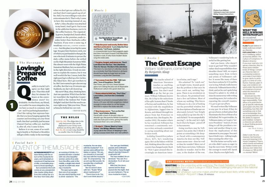 The Great Escape | Esquire | JANUARY 2008