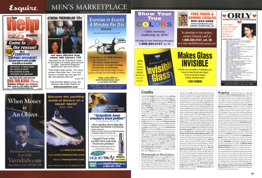 Esquire Men's Marketplace | Esquire | MAY 2008