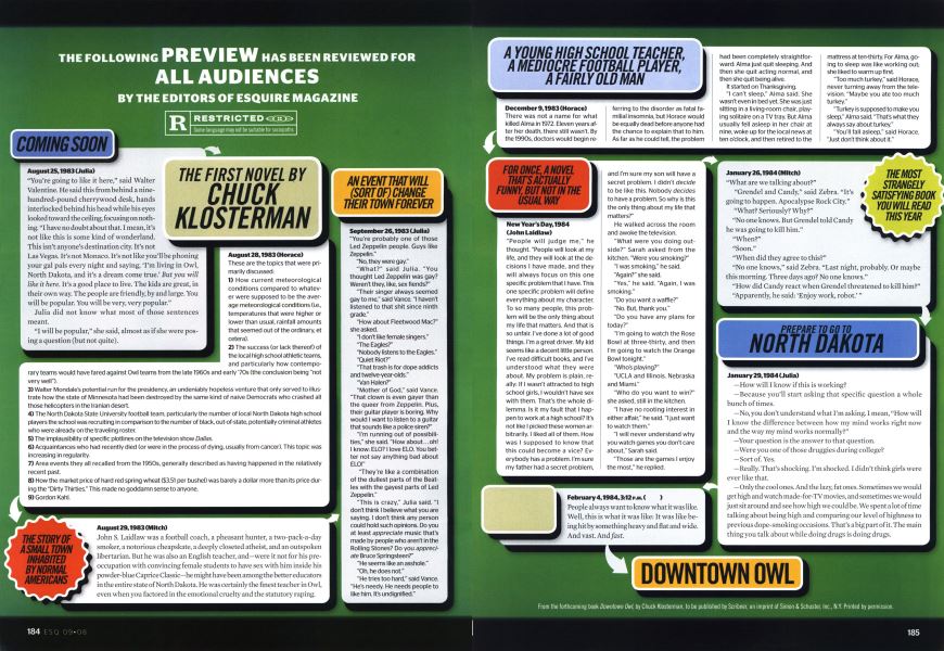 THE FOLLOWING PREVIEW HAS BEEN REVIEWED FOR ALL AUDIENCES | Esquire ...