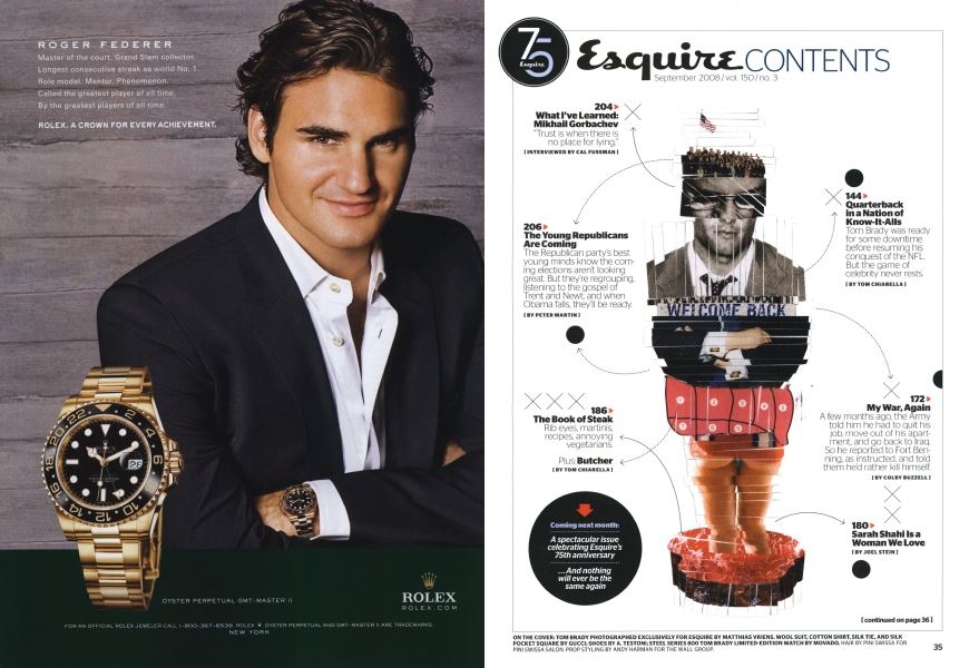Esquire CONTENTS | Esquire | SEPTEMBER 2008