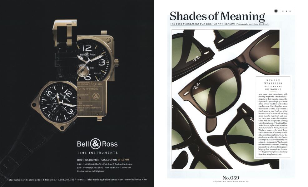 Shades of Meaning | Esquire | SPRING 2009