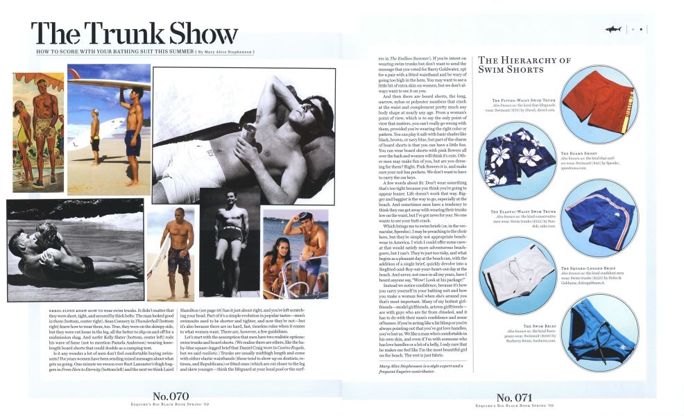 The Trunk Show | Esquire | SPRING 2009