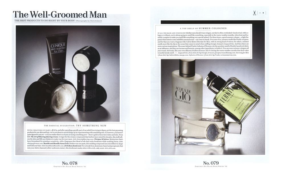 The Well-groomed Man | Esquire | SPRING 2009