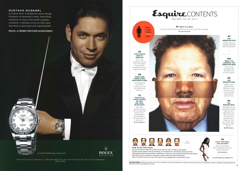 Esquire Contents | Esquire | MAY 2009