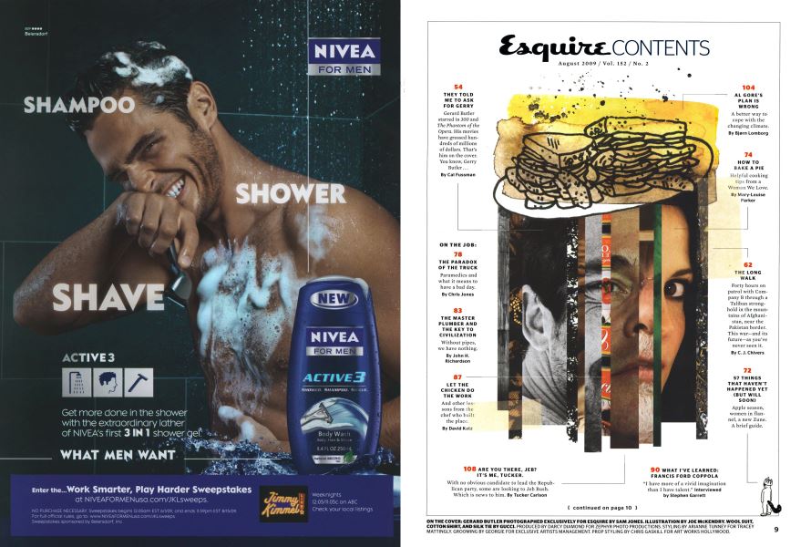 ESQUIRE CONTENTS | Esquire | AUGUST 2009