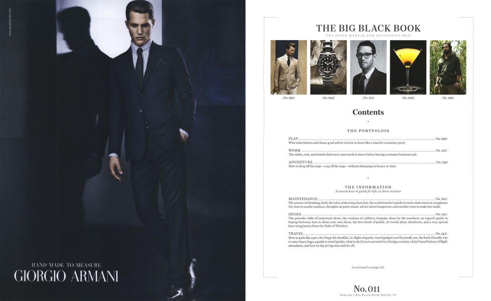 Contents | Esquire | SPRING 2010