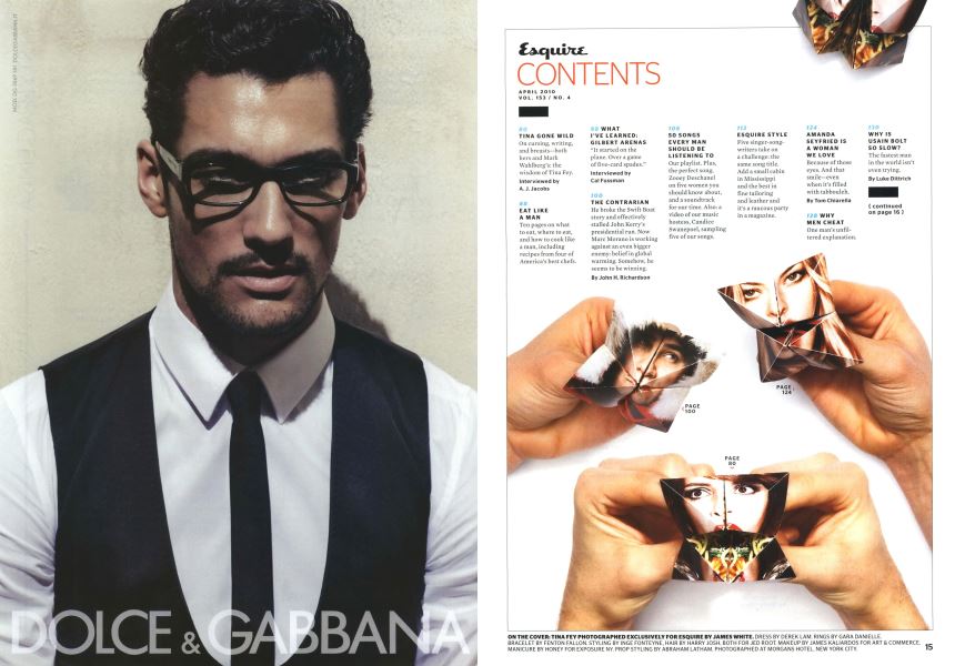 Esquire CONTENTS | Esquire | APRIL 2010
