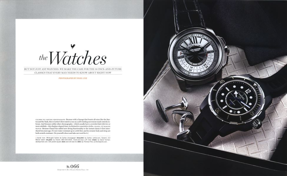 The Watches | Esquire | SEPTEMBER 15, 2010