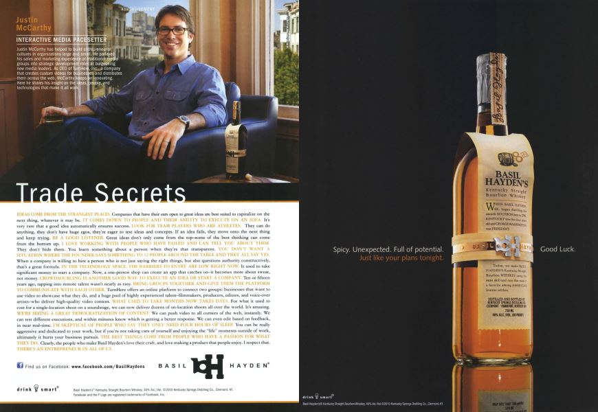 Kentucky Springs Distilling Co.: BASIL HAYDEN | Esquire | DECEMBER 2010