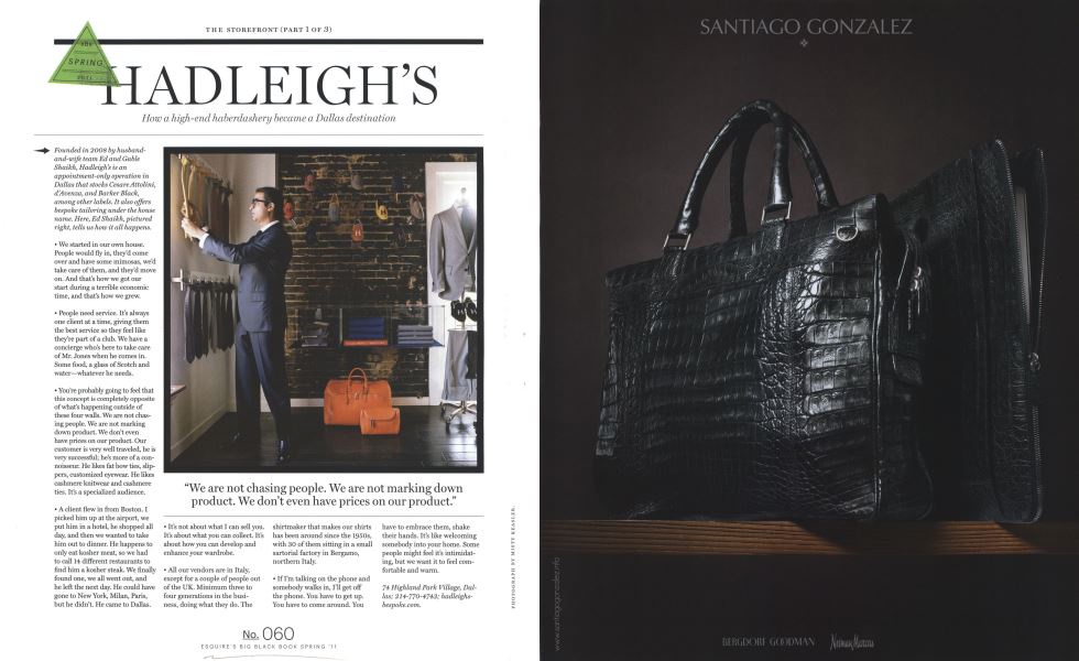 HADLEIGH'S | Esquire | 2011 SPRING / SUMMER
