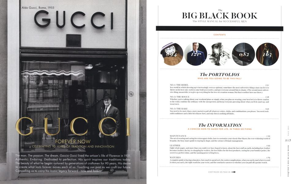 Contents | Esquire | 2011 FALL / WINTER