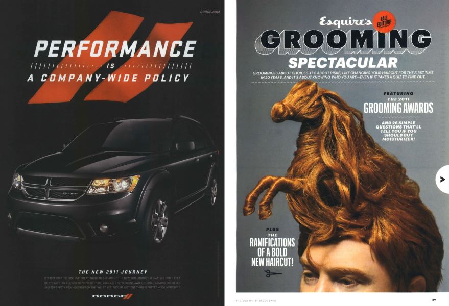 ESQUIRE'S FALL EDITION! GROOMING SPECTACULAR | Esquire | OCTOBER 2011